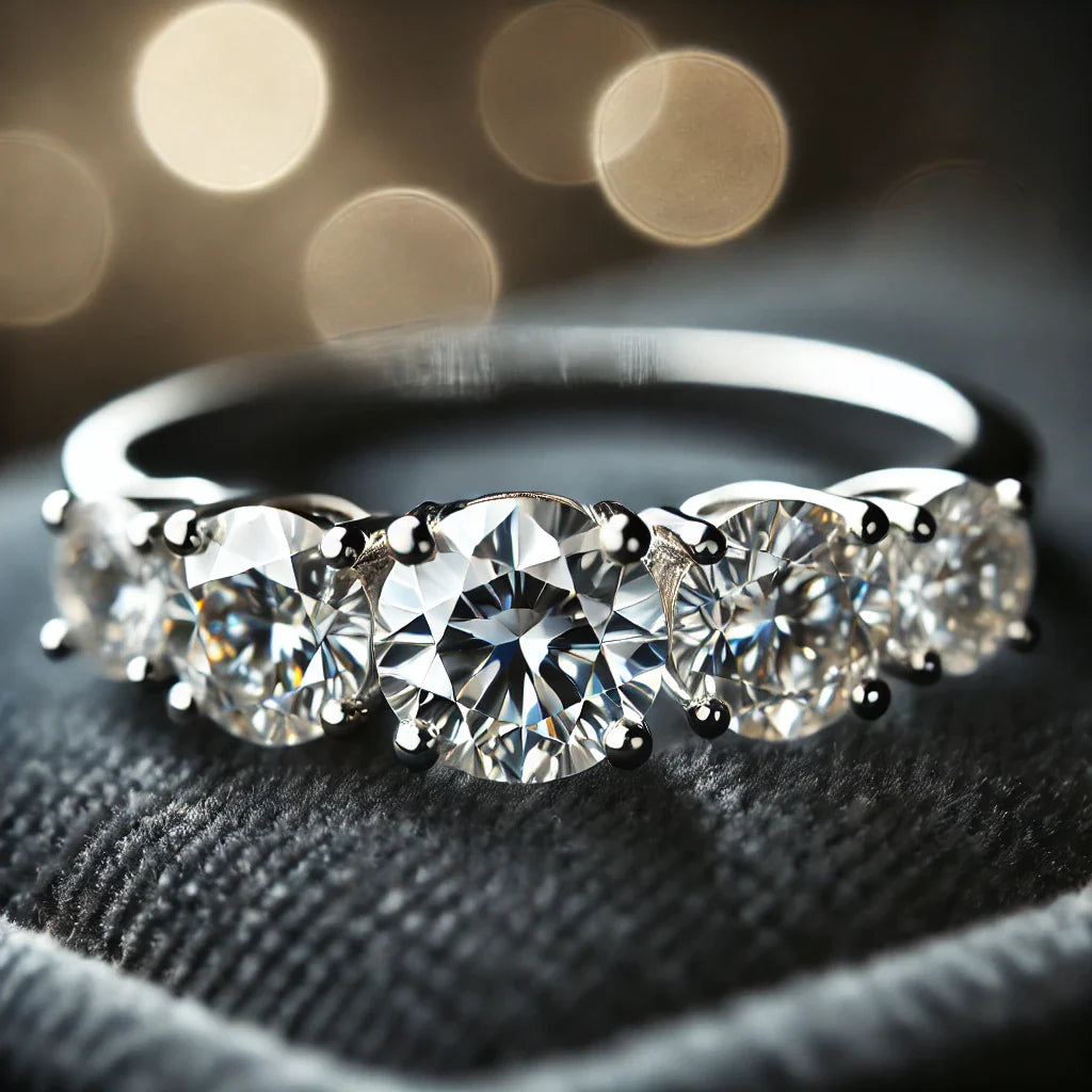 5-Stone Ring | Shop Elegant Five-Stone Diamond Rings – Finediam