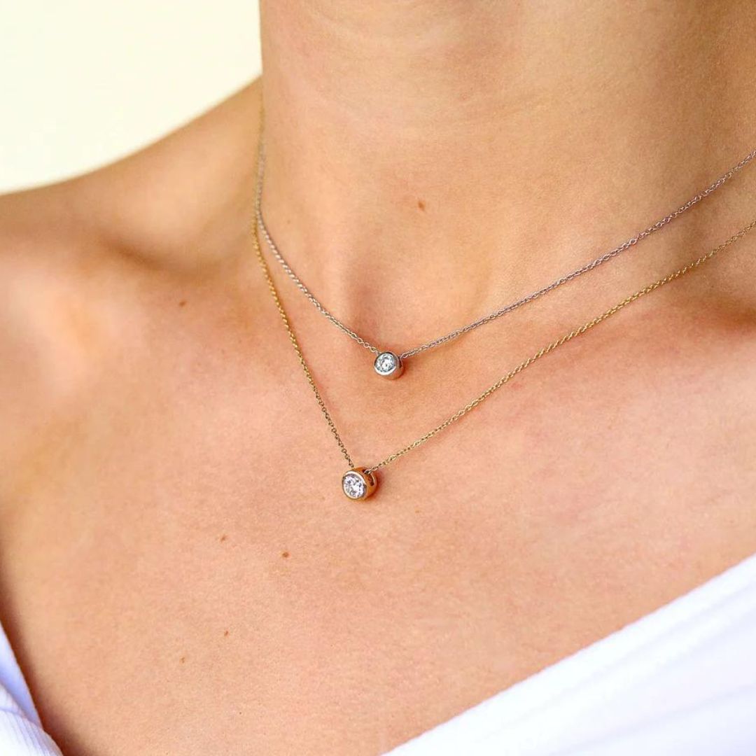 Mined Diamond Necklaces – Finediam