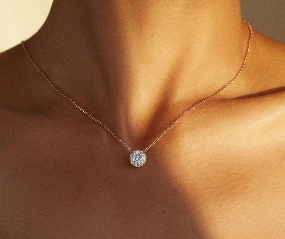 Solitaire Necklace | Shop Elegant Diamond Solitaire Pendants – Finediam