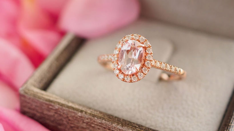 Buy Rose Gold Engagement Rings Online | Rose Gold Diamond Rings - Finediam